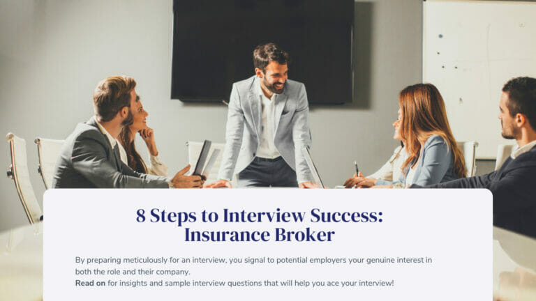 8 Steps to Interview Success: Insurance Broker - Insurance Training Center