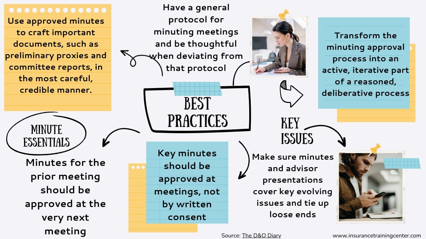 The Importance of Board Meeting Minutes - Insurance Training Center